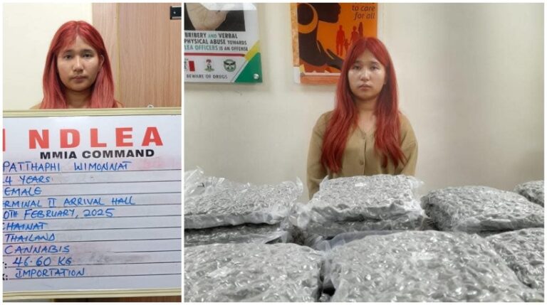 Thai lady arrested at Lagos airport with boxes of illicit drugs ...