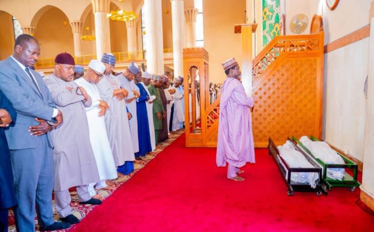 Governor Radda attends funeral prayer of late Justice Mukhtar Dodo in ...